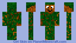 Grass block skin Minecraft Skin