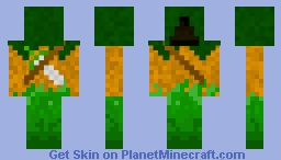 The pumpkin assassin Minecraft Skin