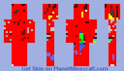splatter Caio blood 666 Minecraft Skin