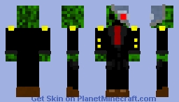 Cyborg Creeper Minecraft Skin