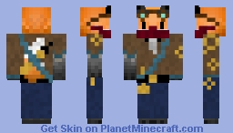 Steampunk Fox Minecraft Skin