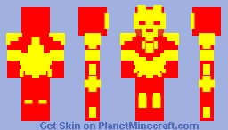 modular iron man Minecraft Skin
