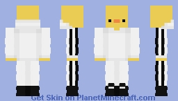 duck with white tracksuit Minecraft Skin