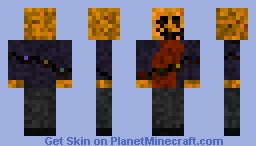 Pumpkin Witch Minecraft Skin