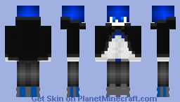 Blue Vampire Skin Minecraft Skin