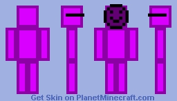 Noice Purple man Minecraft Skin