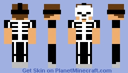 skeleton steve Minecraft Skin