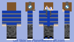 Blue Boy Minecraft Skin