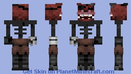 Ignited Foxy Minecraft Skin