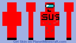 SUS Minecraft Skin