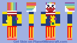 Auron Clown Minecraft Skin