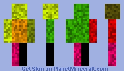 Super-colored Minecraft Skin