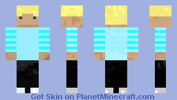 Baby blue boy softie Minecraft Skin