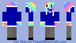 Rainbow Guy Minecraft Skin