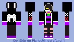 Ender Girl star Minecraft Skin