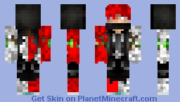 Red And White PrivateFearLess Minecraft Skin
