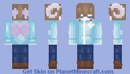 Sheep Bird Girl Minecraft Skin
