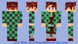 Tanjiro Kamado Minecraft Skin