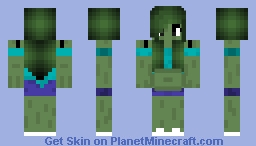 fat zombie girl Minecraft Skin