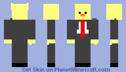 Duck In A Suit Minecraft Skin