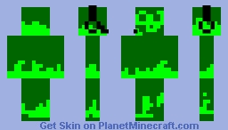 Slime Gamer Minecraft Skin
