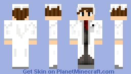 human scientist winter Minecraft Skin