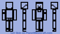 java steve outline Minecraft Skin