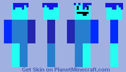 blue blob Minecraft Skin