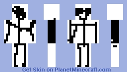 stick man Minecraft Skin