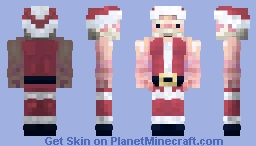 𝐁𝐮𝐟𝐟 𝐒𝐚𝐧𝐭𝐚 Minecraft Skin