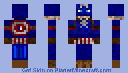 Captin America Minecraft Skin