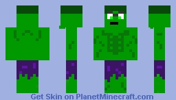 Hulk Minecraft Skin
