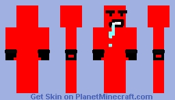 Red mann Minecraft Skin