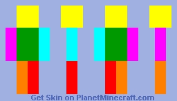 Color man Minecraft Skin