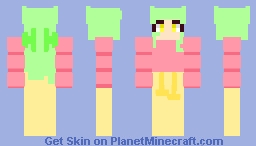winter running Minecraft Skin