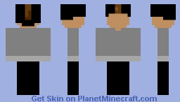 Egg with black leather cap Minecraft Skin