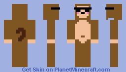 cool monke Minecraft Skin