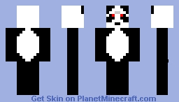 a angry panda Minecraft Skin