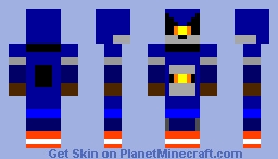 Mecha Sonic Minecraft Skin