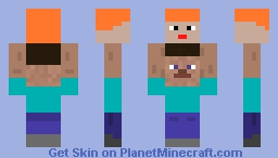 Steve cargando a Alex Minecraft Skin