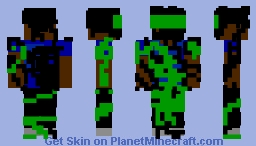 A Black Steve Minecraft Skin