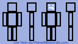 An Outline Of Nothing! Minecraft Skin
