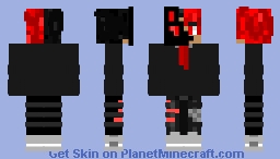 red bunny mask Minecraft Skin