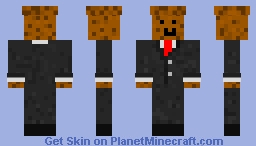 Muffin in a suit Minecraft Skin