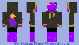 purple shadow Minecraft Skin