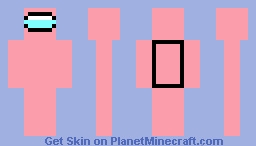 Pink Crewmate Minecraft Skin