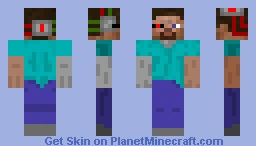 Robot Steve Minecraft Skin