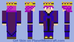 magic nation king Minecraft Skin