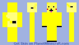 Pikachu Minecraft Skin