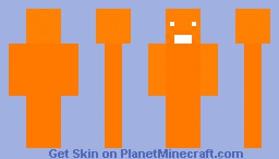 Full orange Skin Minecraft Skin